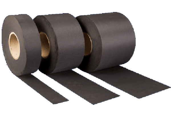 EPDM strook rol 10 cm breed en dik 1.14 mm. Makkelijk voor in de goot.